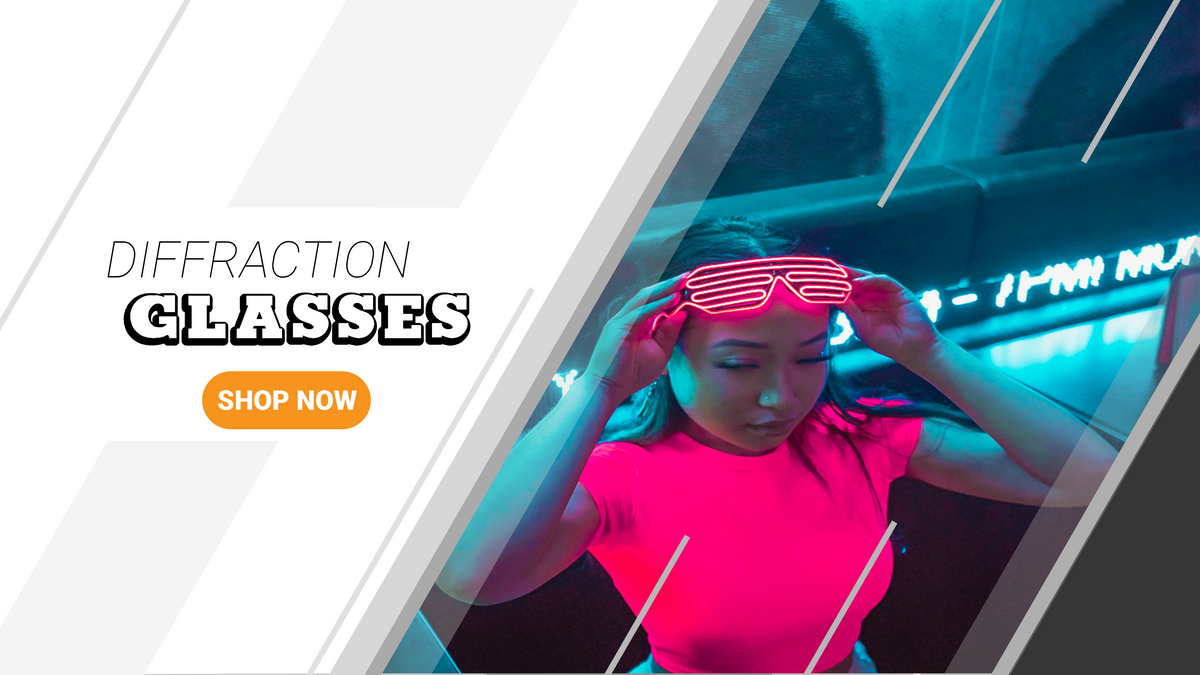 Diffraction Glasses from SuperFried Melbourne Rave Gears